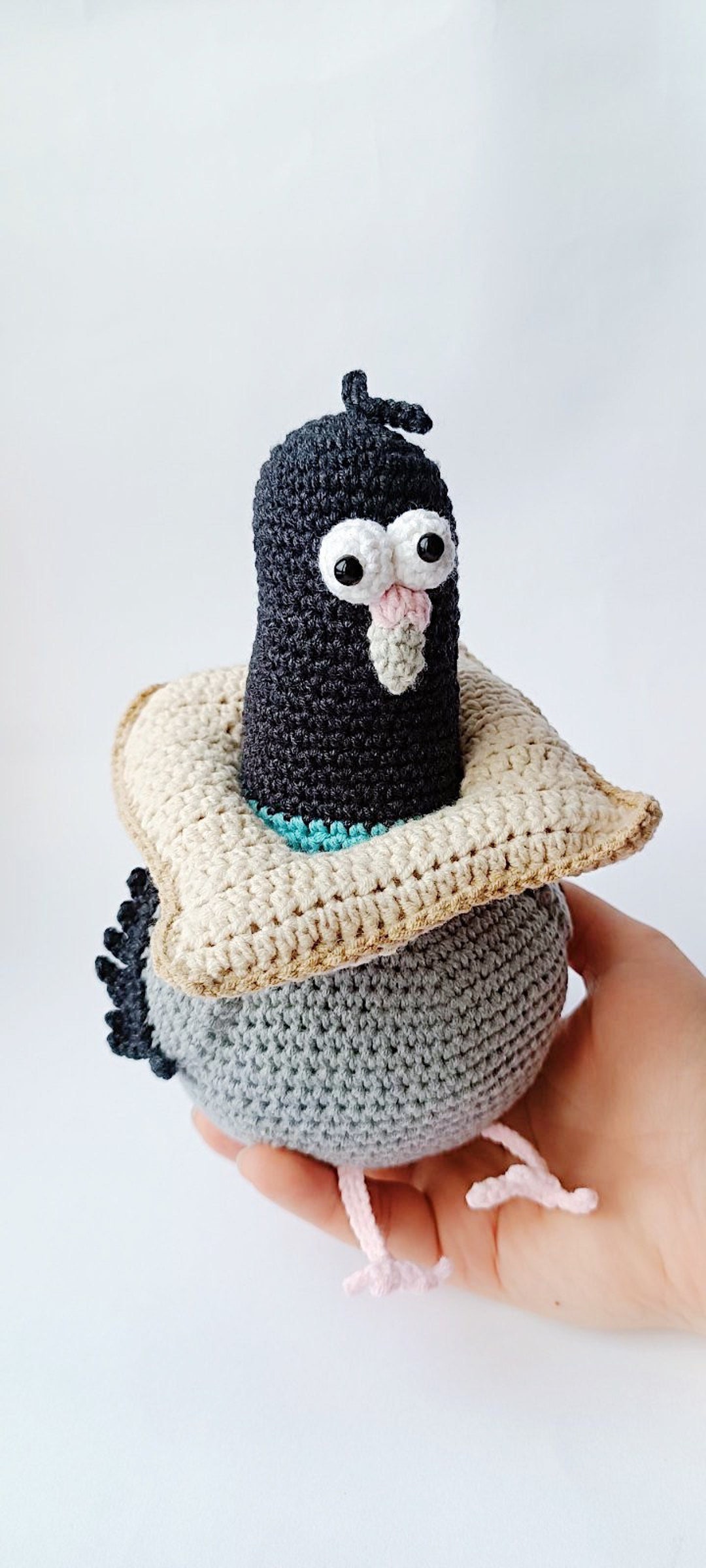 Pigeon With a Bread Stuffed Toy Bird Lover Gift Prank - Etsy