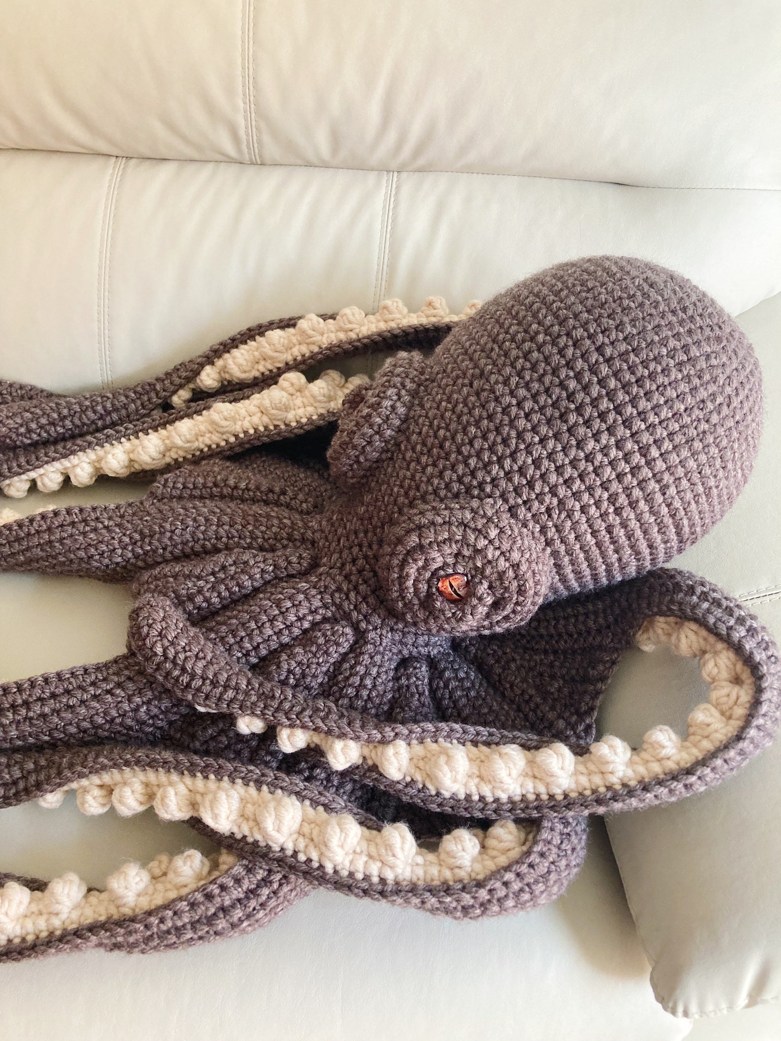 Giant Stuffed Octopus, Big Brown Plush Octopus - Etsy
