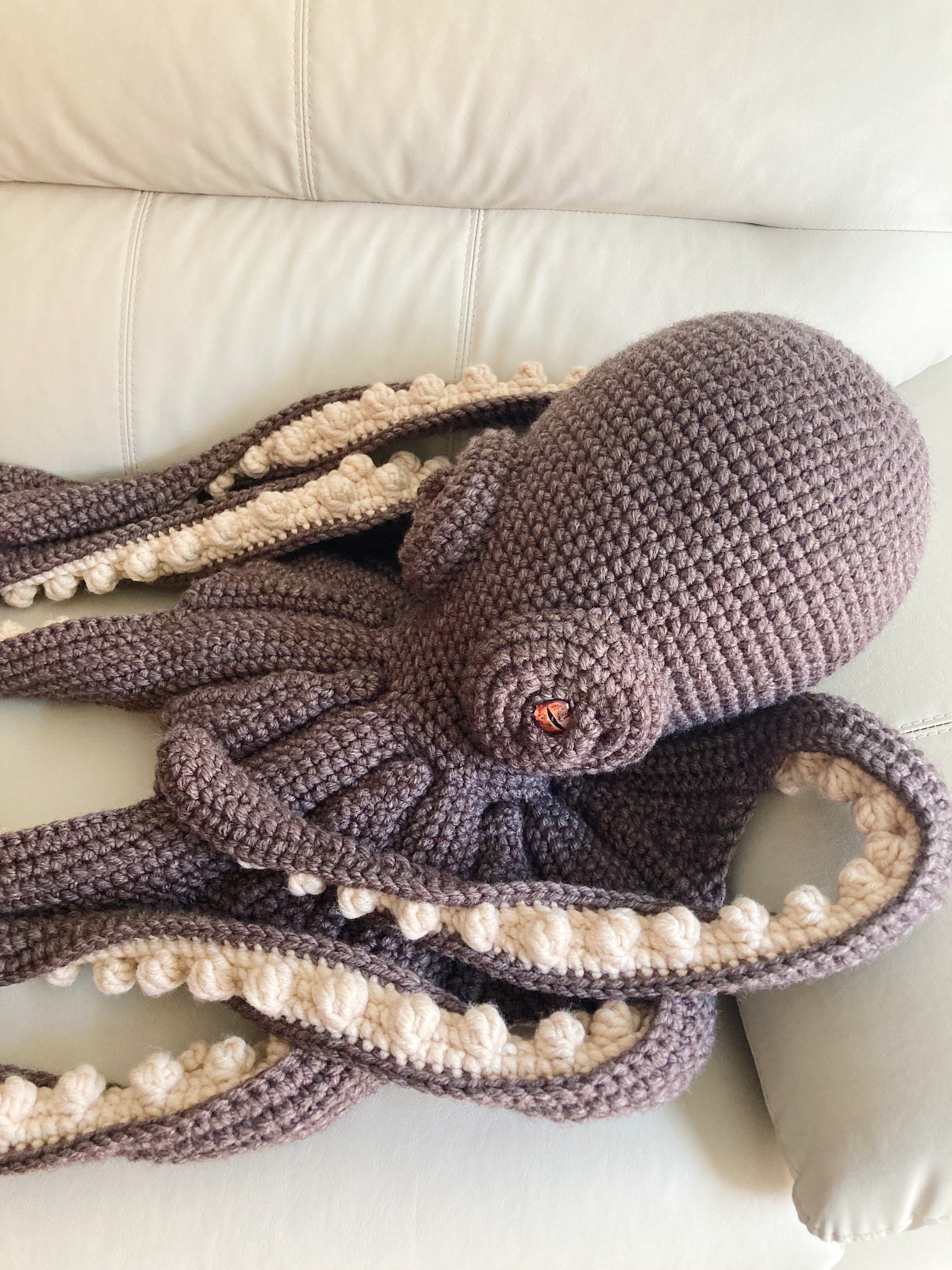 Giant Stuffed Octopus, Big Brown Plush Octopus - Etsy