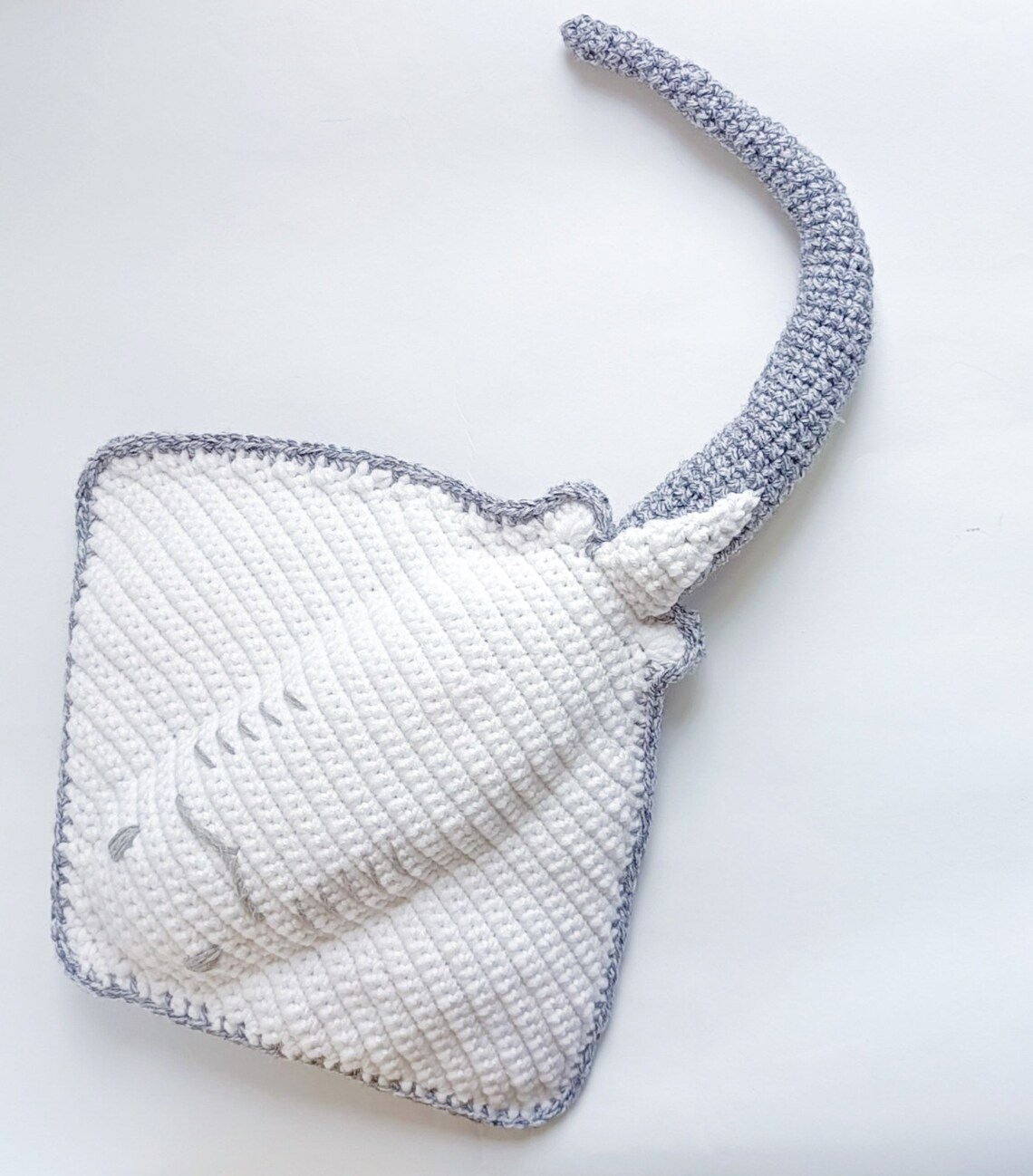 Stingray Plush Toy Sea Animals Lovers Gift Big Stuffed Sea - Etsy