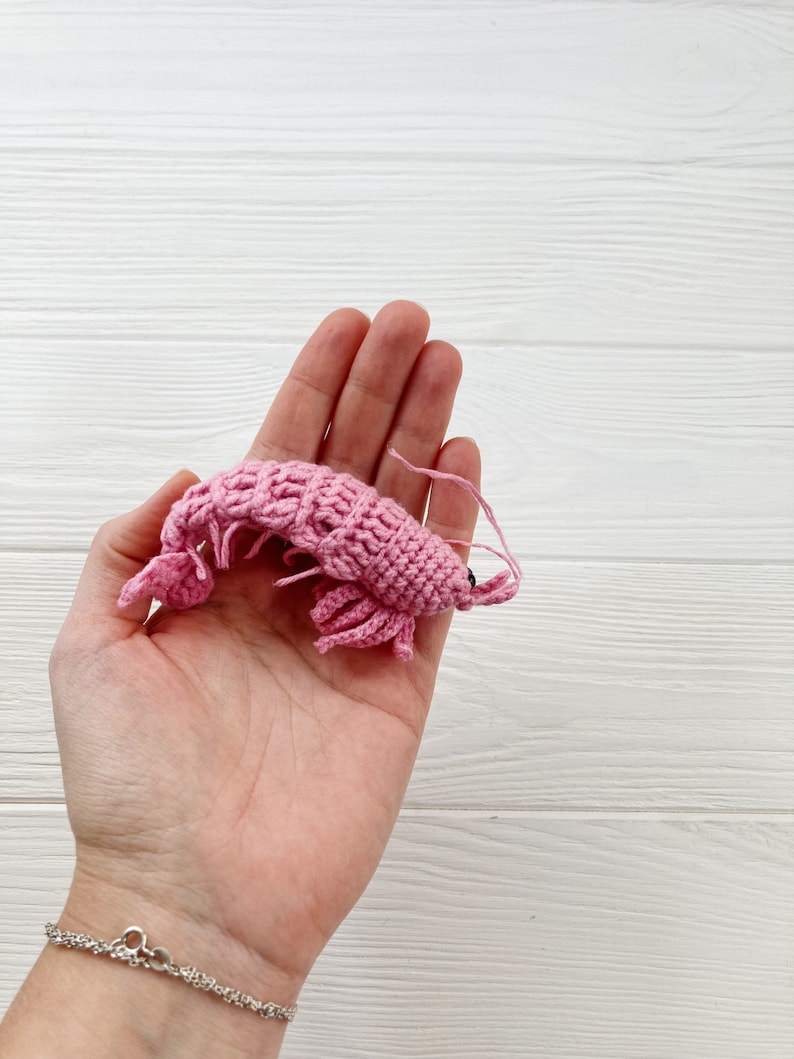 Blue Shrimp Stuffed Toy Sea Animals Lovers Gift - Etsy