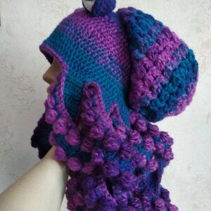 Octopus Hat, Fully Personalizable Funky Hat, Sea Creature Lovers Gift ...