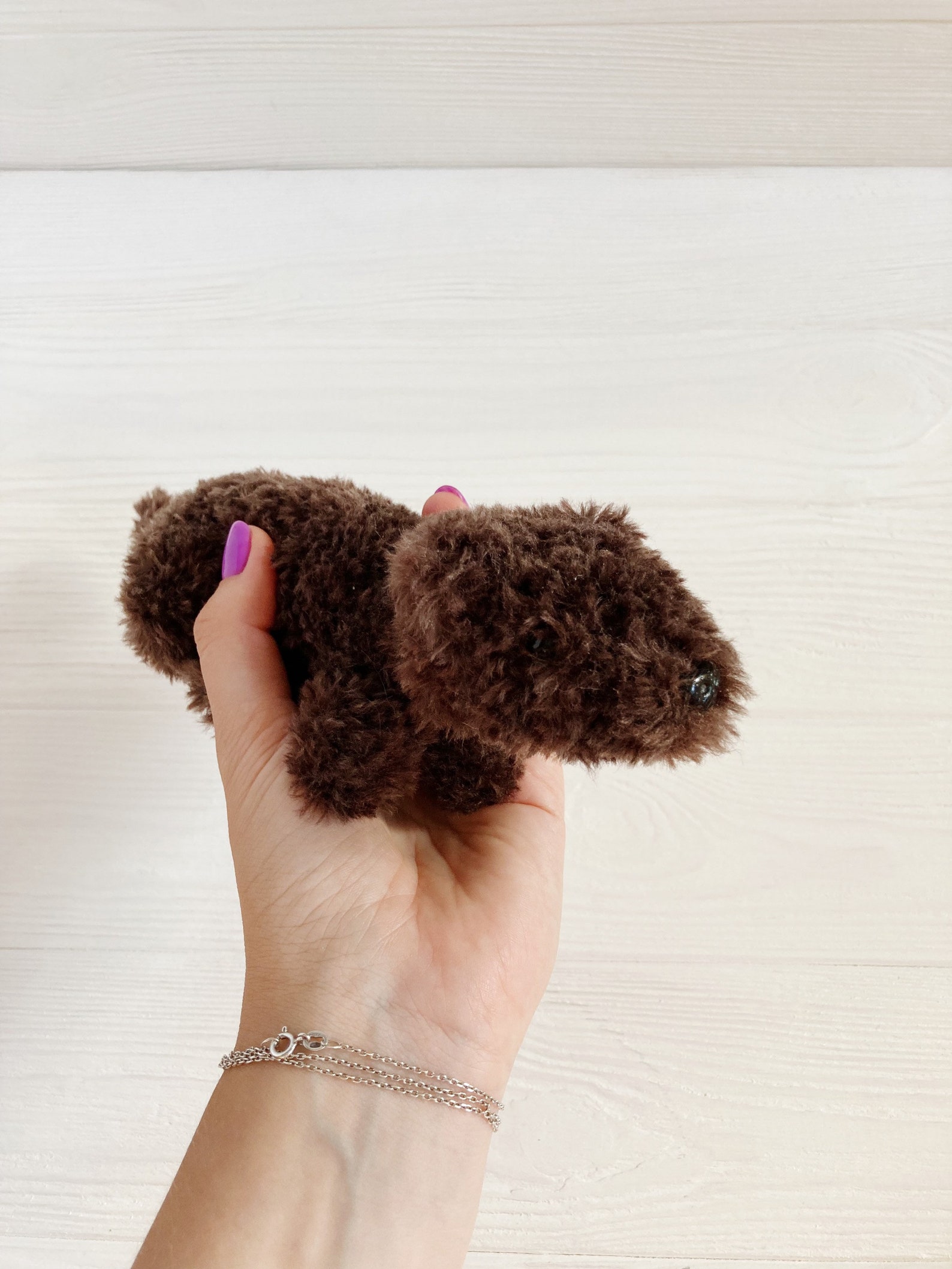 Plush Brown Ferret, Soft Animal Toy, Animal Lovers Gift - Etsy