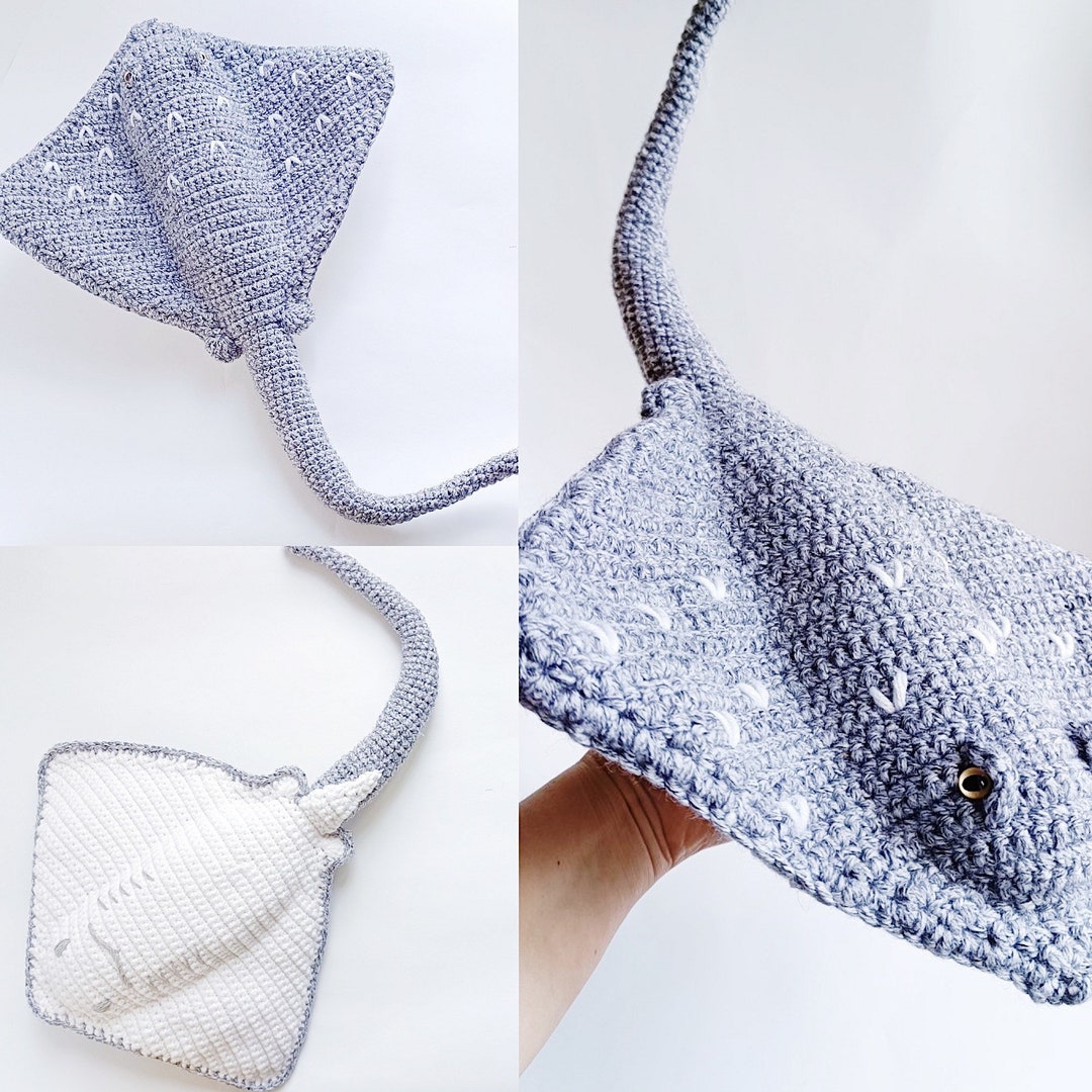 Stingray Plush Toy, Sea Animals Lovers Gift, Big Stuffed Sea Creature ...