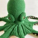 Emerald Green Octopus Handmade Soft Sculpture Octopus Lovers - Etsy