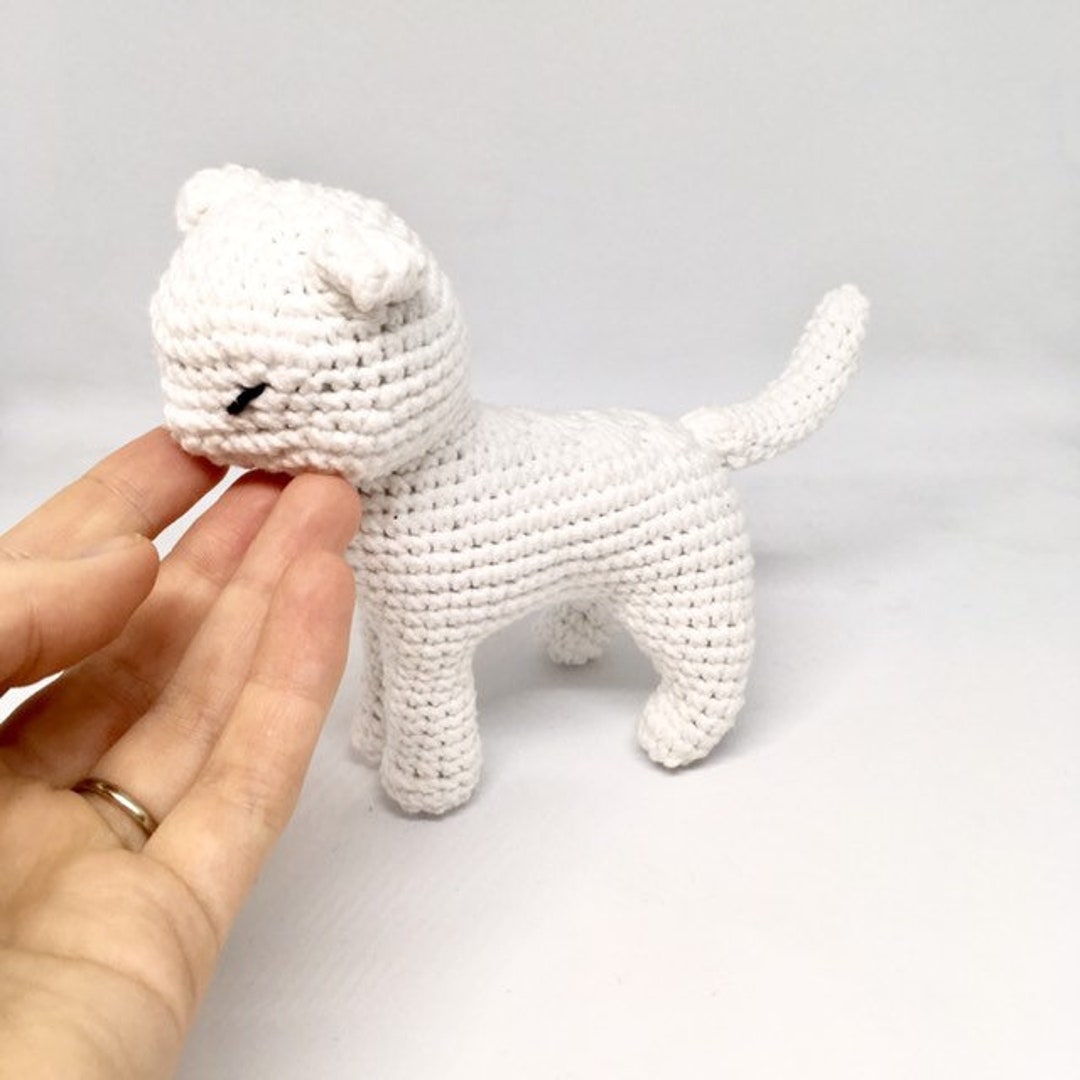 White Stuffed Cat, Cat Lovers Gift, Soft Kitten Toy - Etsy