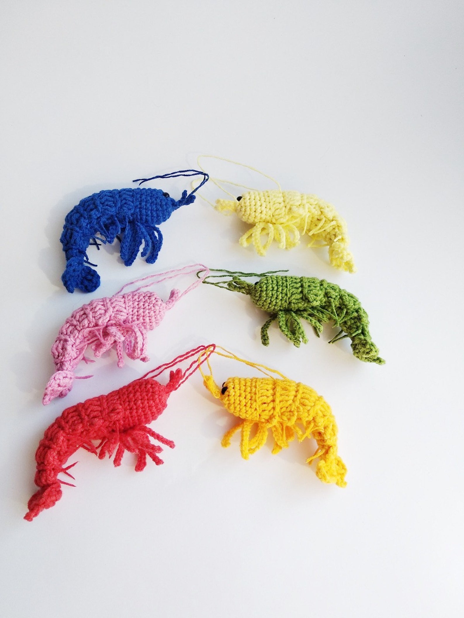 Blue Shrimp Stuffed Toy Sea Animals Lovers Gift - Etsy