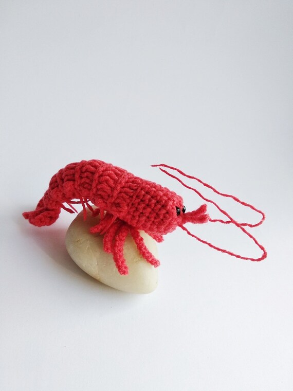 Shrimp Stuffed Toy Sea Animals Lovers Gift Red Shrimp - Etsy