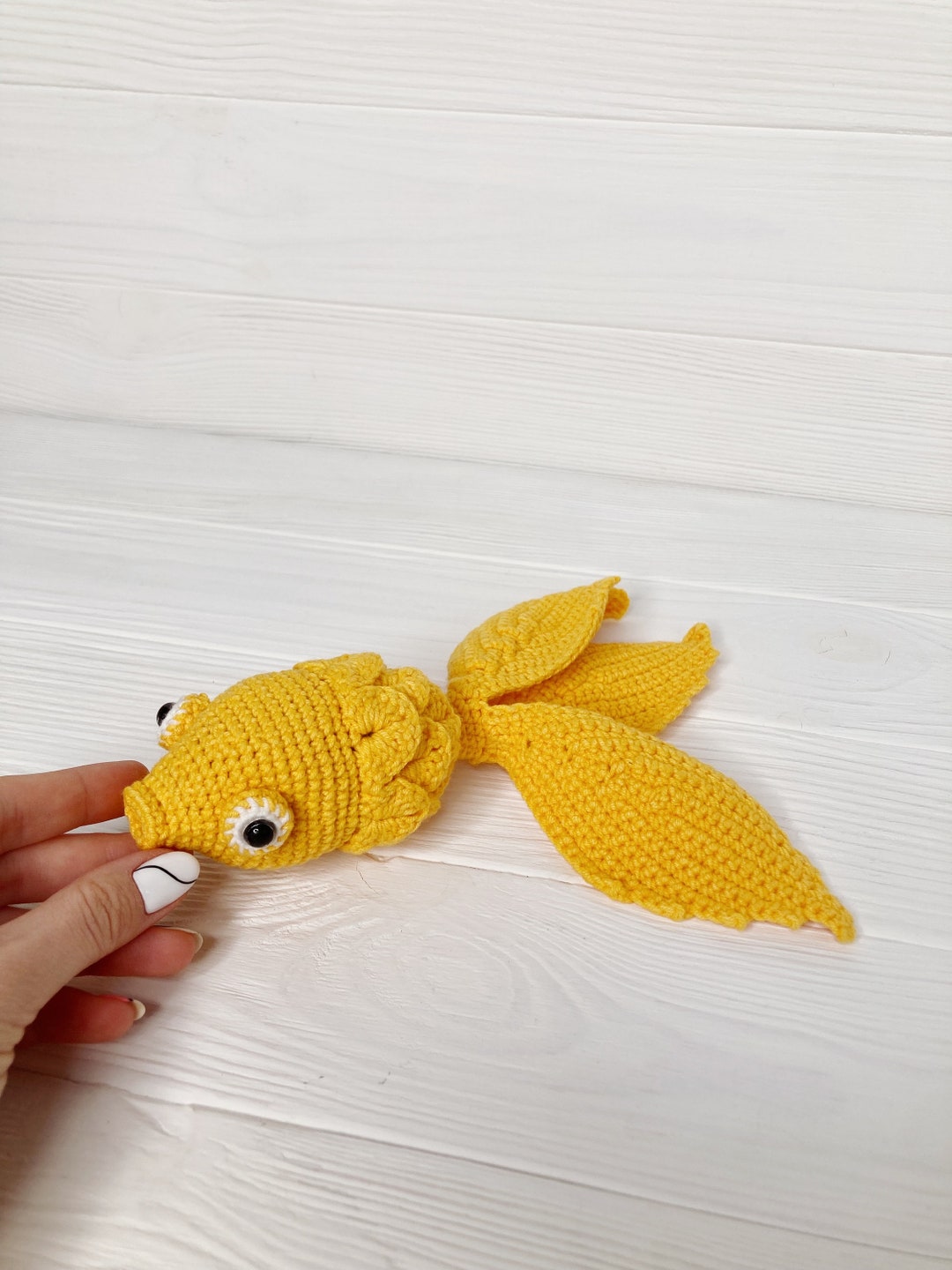 Gold Fish Yellow, Stuffed Sea Animal, Sea Creature Lovers Gift - Etsy