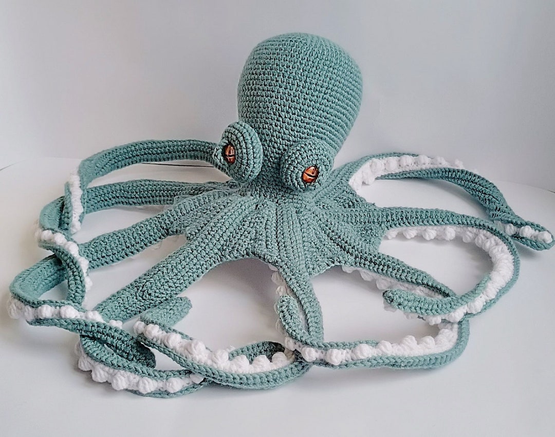 Big Teal Octopus, Ocean Themed Decor, Octopus Lovers Gift - Etsy