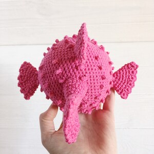 Puffer Fish Pink Toy, Newborn Gift, Sea Creature Lovers - Etsy