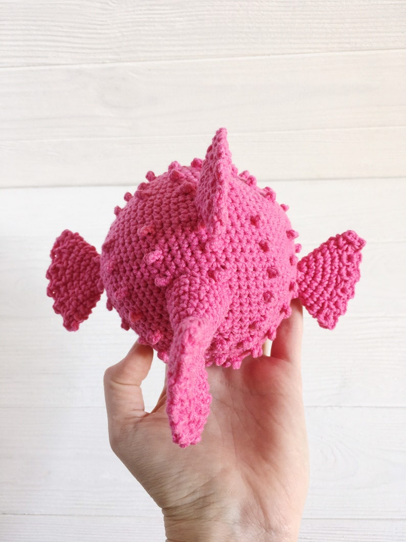 Puffer Fish Pink Toy, Newborn Gift, Sea Creature Lovers - Etsy