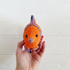 Tropical Fish, Stuffed Purple Discus Fish, Sea Creature Lovers Gift - Etsy