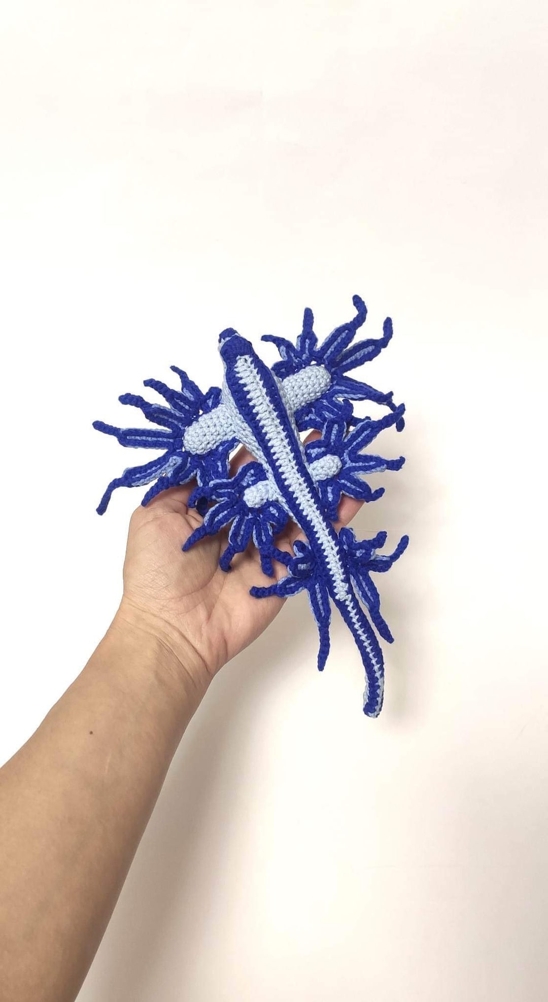 Sea Slug Stuffed Toy, Sea Blue Dragon, Sea Animals Lovers Gift - Etsy