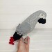 African Grey Parrot, Bird Stuffed Toy, Personalized Parrot Soft ...