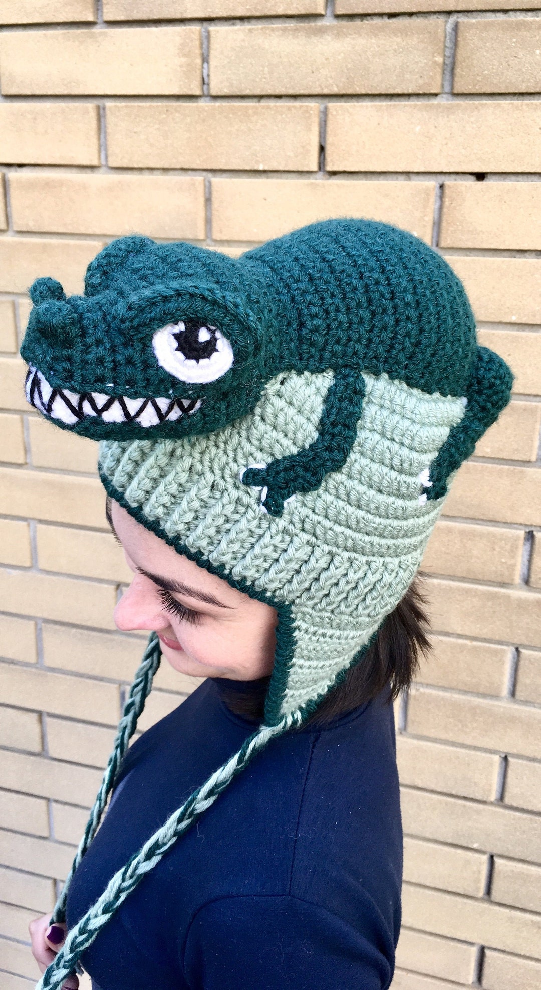 Lizard Hat, Handmade Nerd Hat, Nerd Gift, Animal Lover - Etsy