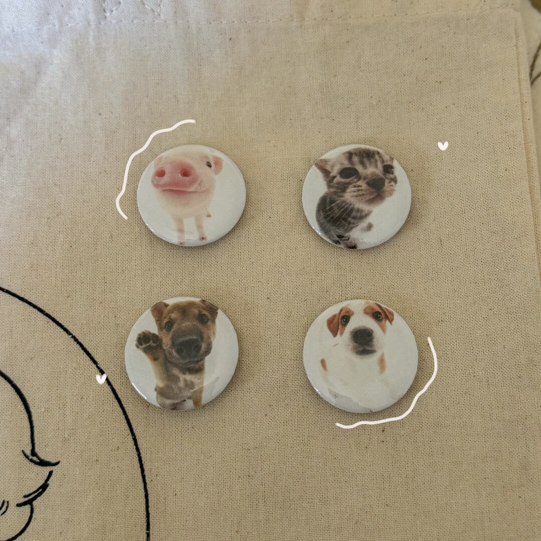 Animal Pins - Etsy