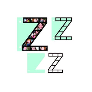 Alphabet Album, Letter Album, Album Svg, Film Strip Svg, Photo Album ...