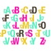 Doodle Letters Clipart, Make Your Own Name, Svg Bundle, Alphabet Doodle ...
