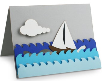 3D Greeting Card Cricut Svg File Silhouette Svg Layered - Etsy