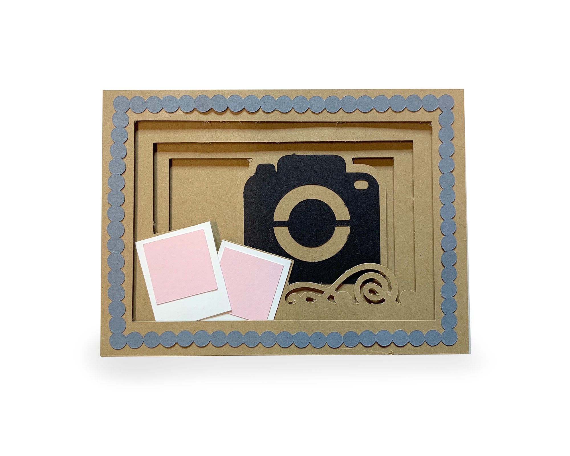 3D Greeting Card, Shadow Card, Cricut Svg File, Silhouette Svg, Layered ...