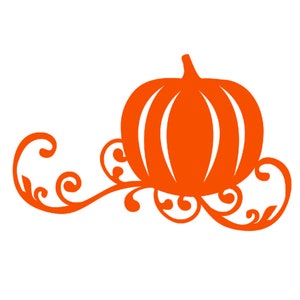Pumpkin Svg, Swirly Pumpkin Clipart, Vector Art, Print and Cut, File ...