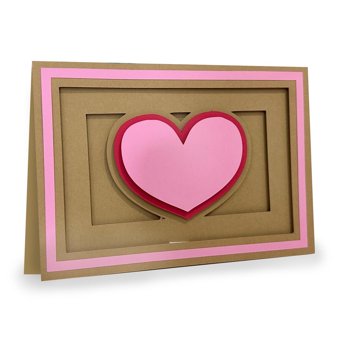 3D Greeting Card, Shadow Card, Cricut Svg File, Silhouette Svg, Layered ...