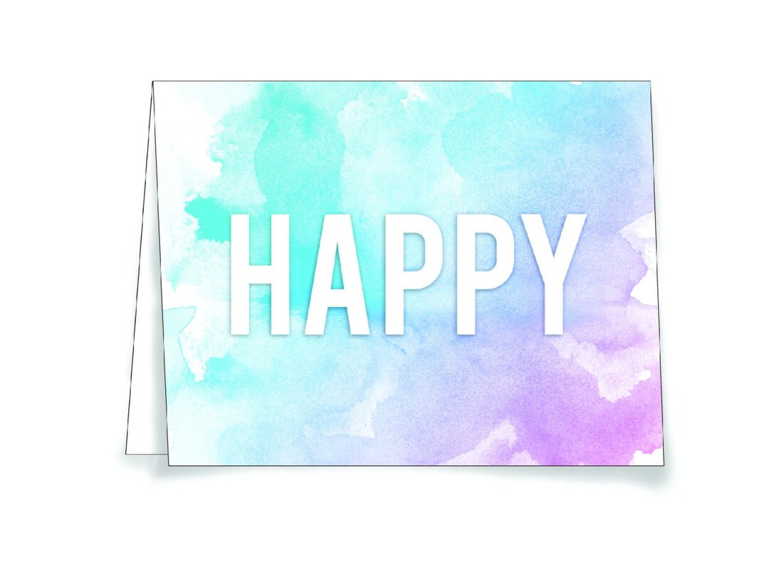 3D Greeting Card, Cricut Svg File, Watercolor Card, Silhouette Svg, PNG ...