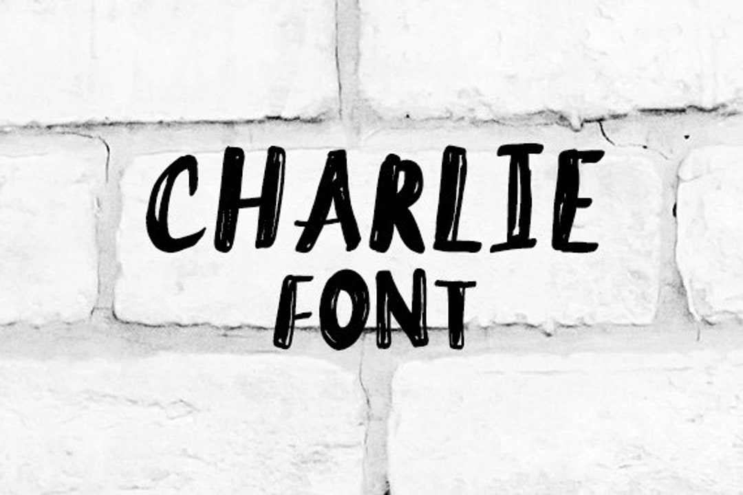 CG Charlie Font, Cricut Fonts, Silhouette Fonts, Craft Fonts, Procreate ...