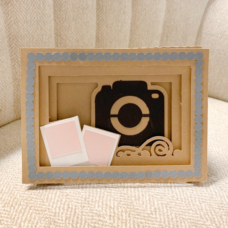 3D Greeting Card Shadow Card Cricut Svg File Silhouette - Etsy