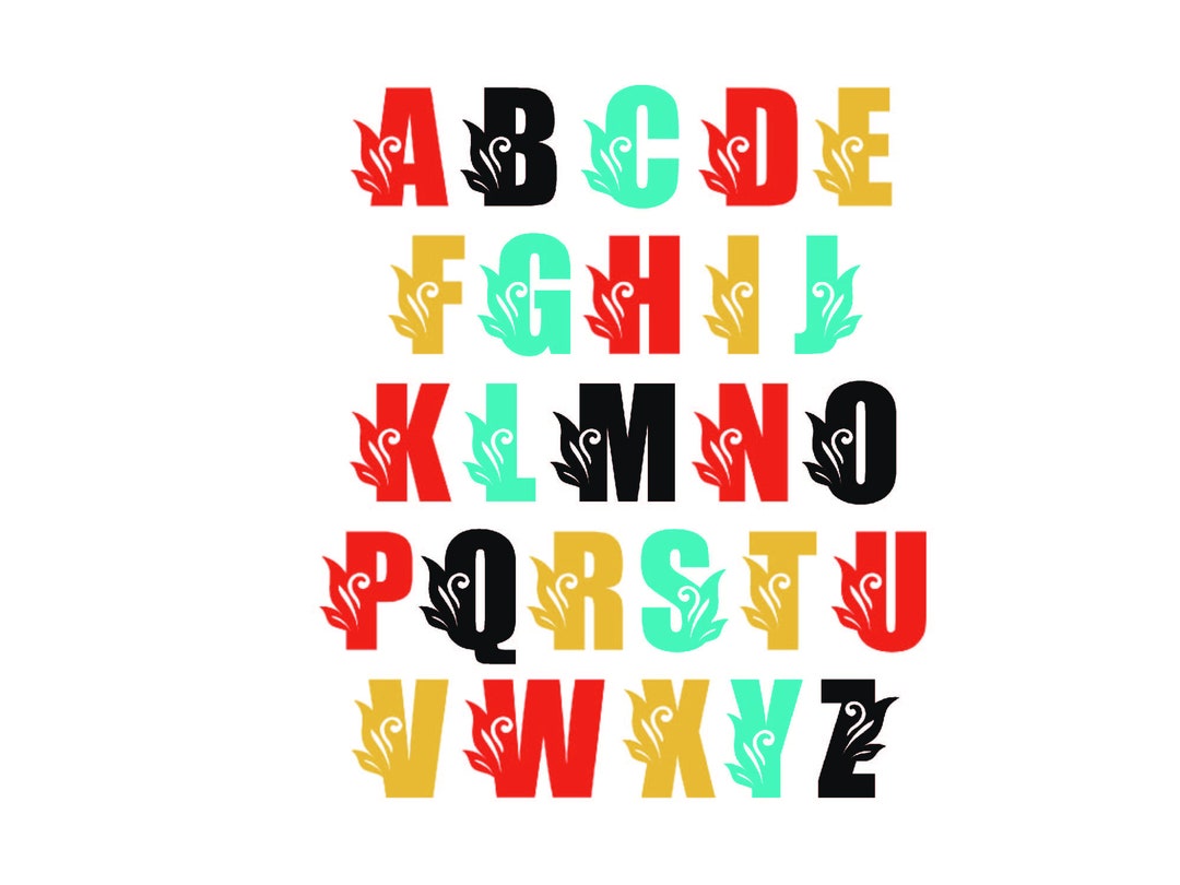 Doodle Letters Clipart, Svg Bundle, Doodle Bundle, Alphabet Doodle Set ...