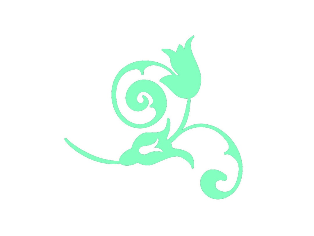 Floral Flourish Svg, Flourish Clipart, Vector Art, Cut File for Cricut ...