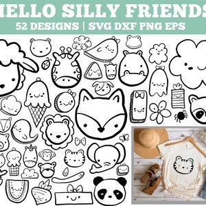 Animal Clipart Bundle Animal Faces Bundle Clipart Bundle - Etsy