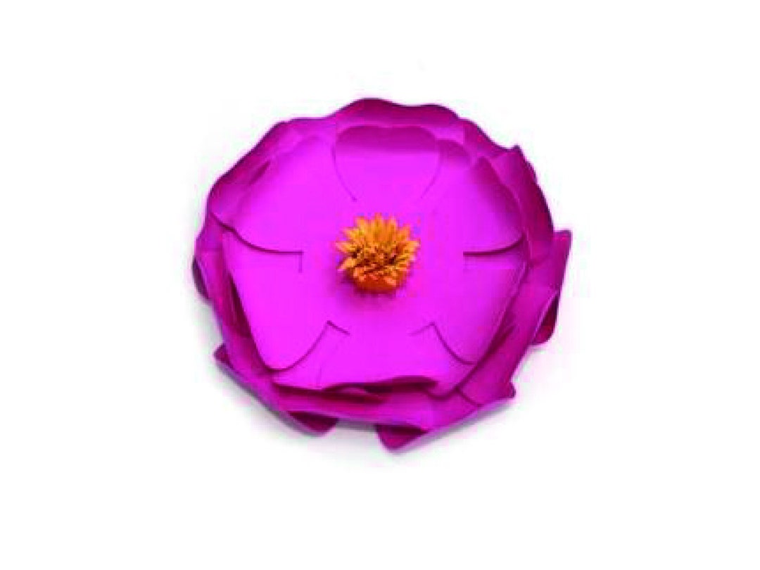 Cecile Flower, 3d Paper Flower Svg, Flower Template, Paper Flower Svg ...