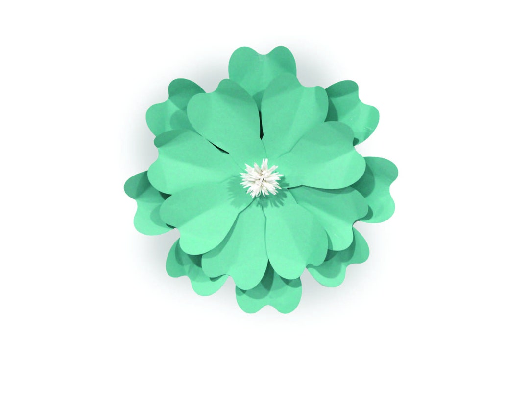 3d Paper Flower Svg, Flower Template, Paper Flower Svg, 3d Paper Flower ...