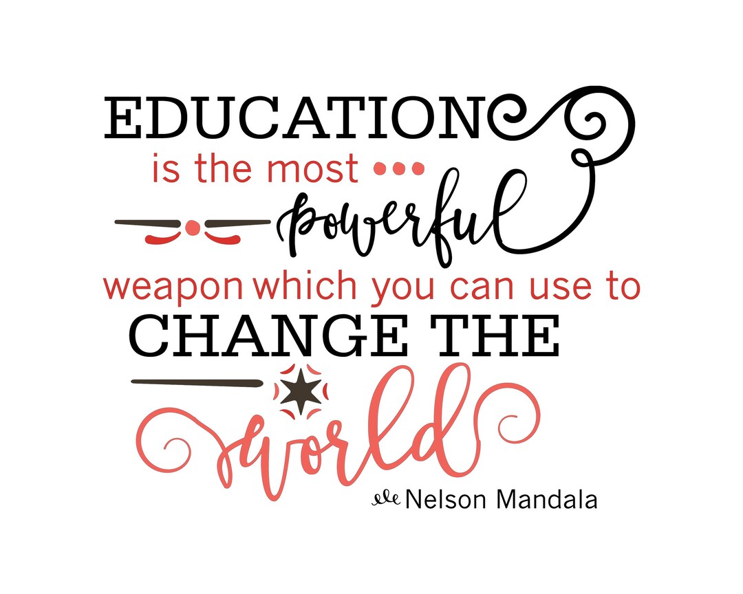 Education is SVG, Quote Clipart, Vector Art, Life Quotes, PNG, Svg ...