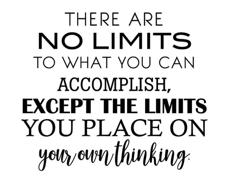 No Limits SVG Quote SVG Saying SVG Cut Files for - Etsy
