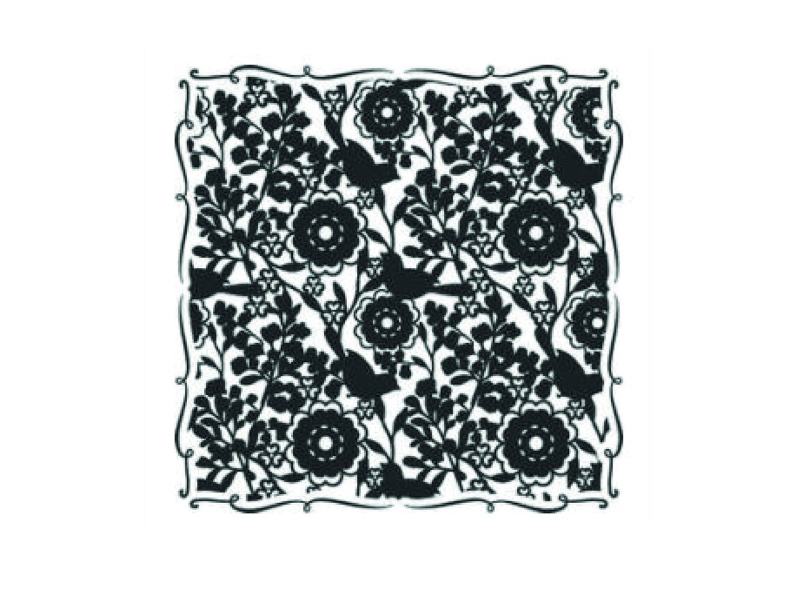 Song Bird Filigree Svg Repeating Pattern Svg Silhouette Cut - Etsy