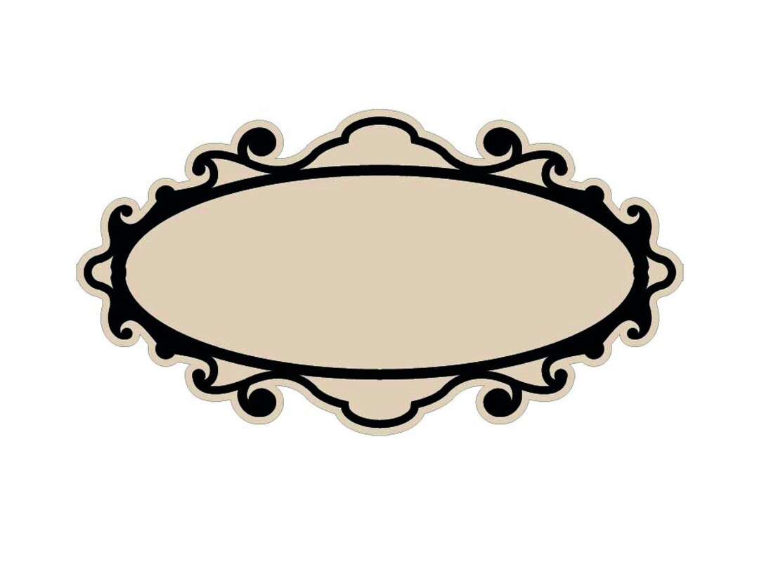 Frame Svg, Oval Frame SVG, Fancy Borders SVG, Fancy Frame Svg, Frame ...