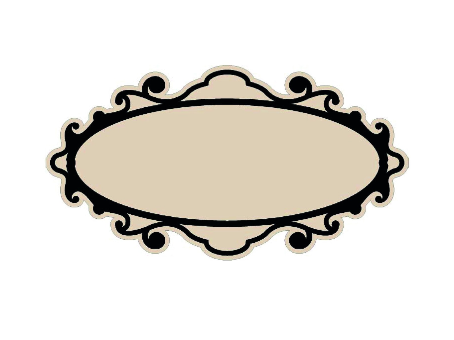 Frame Svg, Oval Frame SVG, Fancy Borders SVG, Fancy Frame Svg, Frame ...