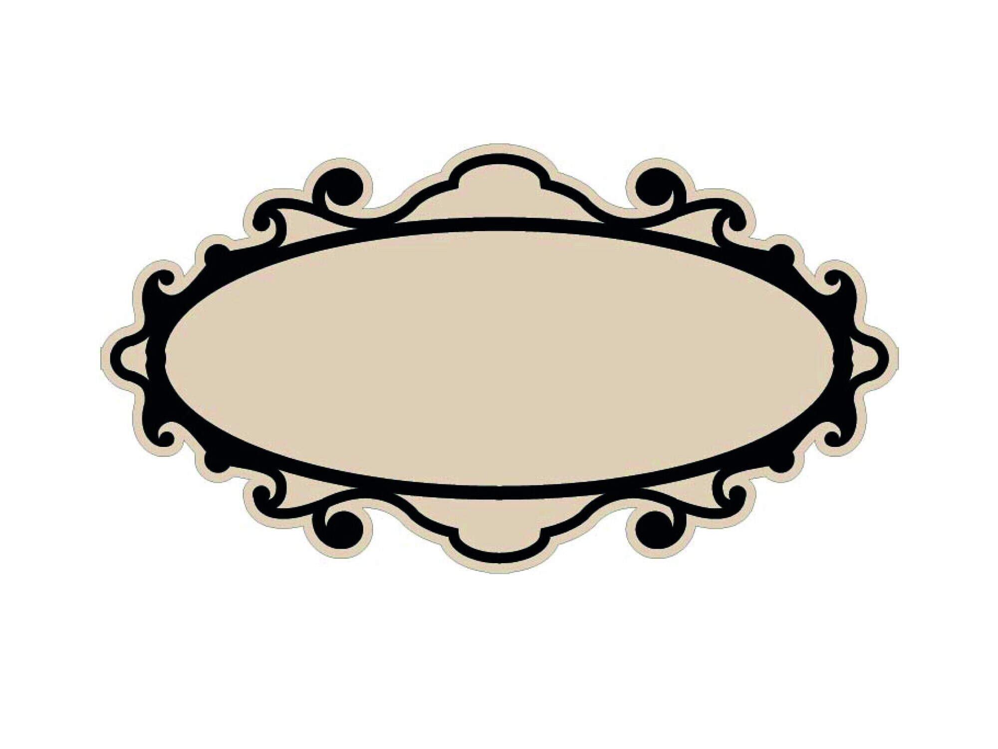 Frame Svg, Oval Frame SVG, Fancy Borders SVG, Fancy Frame Svg, Frame ...