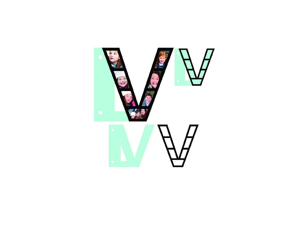 Alphabet Album, Letter Album, Album Svg, Film Strip Svg, Photo Album ...