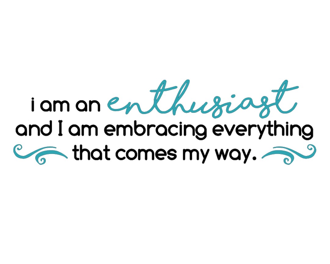 I Am an Enthusiast SVG, Quote SVG, Saying SVG, Cut Files for Silhouette ...