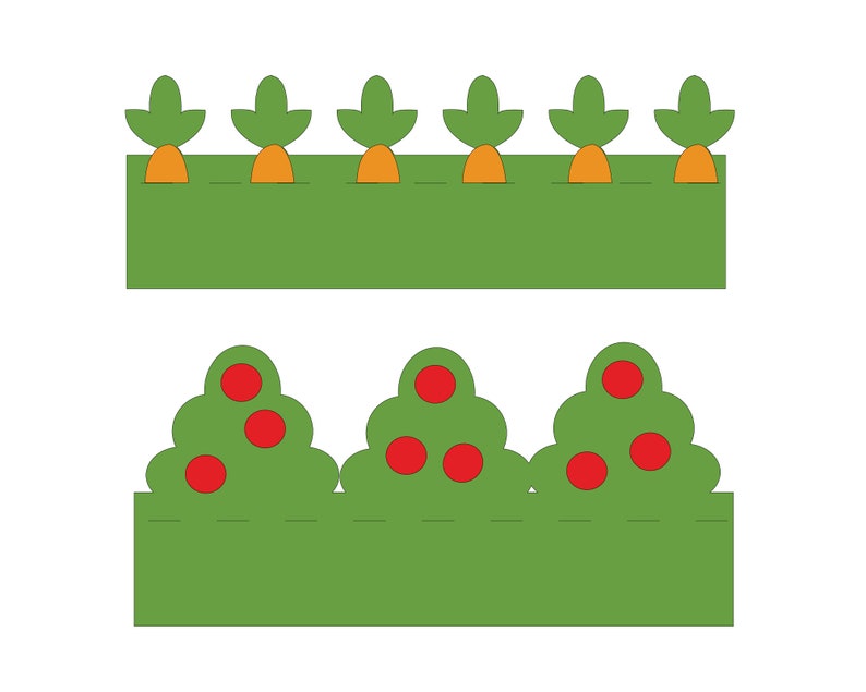 3d Bush, Paper Bush , Digital File, Instant Download, Svg, Png, Dxf ...