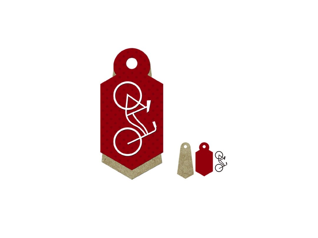 Bicycle Svg, Hang Tag Svg, Bookmark Svg, Clipart, Cut File for Cricut ...