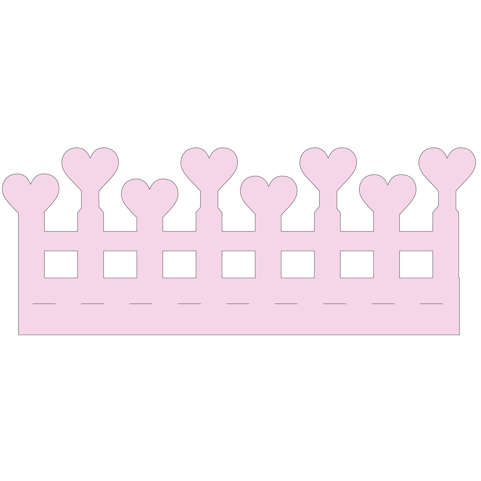 Paper Fence, Digital File, Instant Download, Svg, Png, Dxf, for Cricut ...