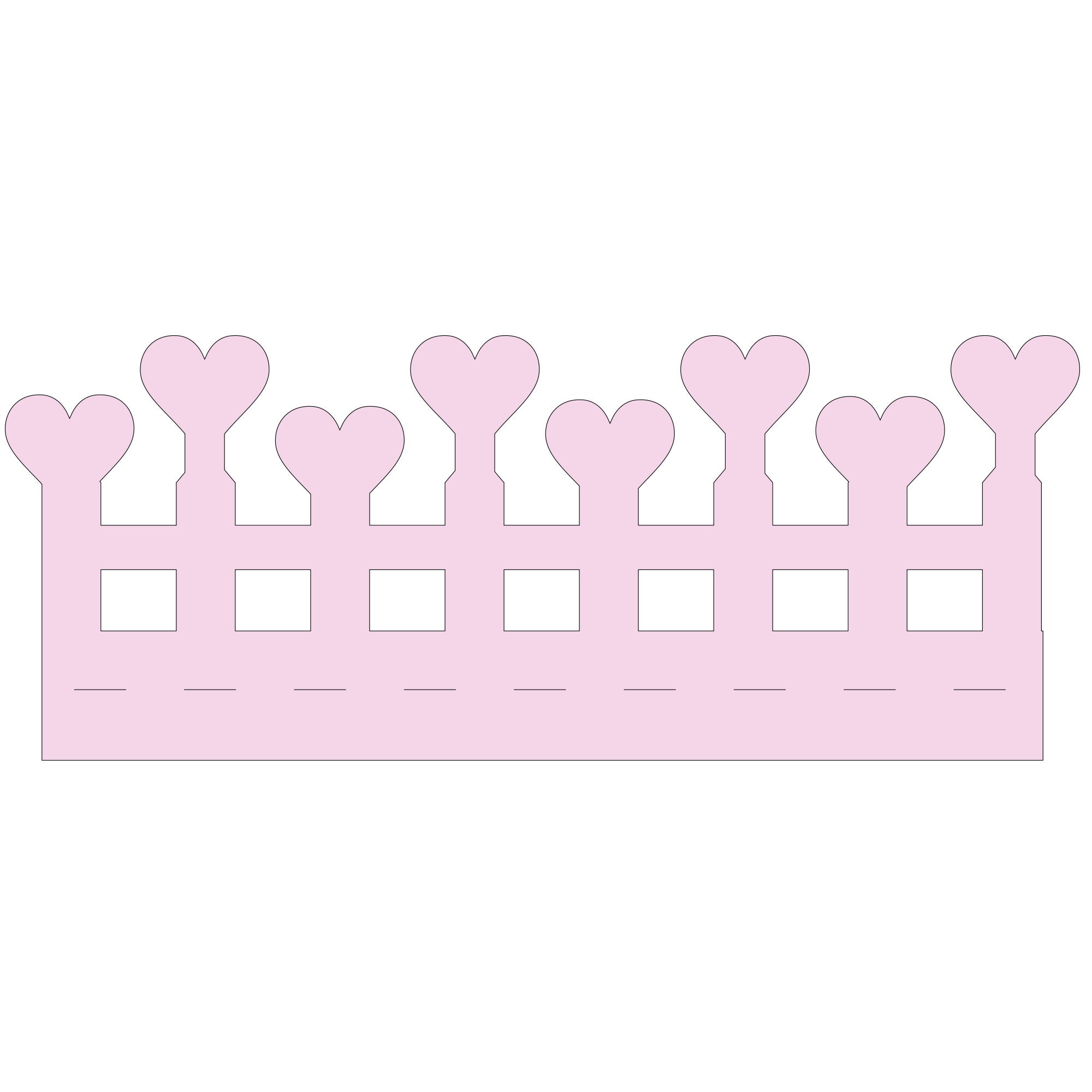 Paper Fence, Digital File, Instant Download, Svg, Png, Dxf, for Cricut ...