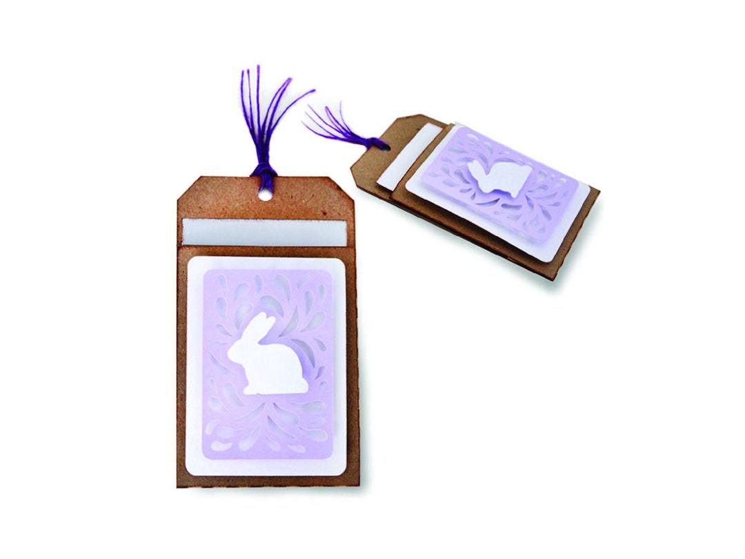 3d Gift Tag Svg, 3d Rabbit Svg, Gift Card Holder, Holiday Gift Card ...