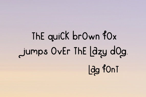 CG Lag Font, Cricut Fonts, Silhouette Fonts, Craft Fonts, Procreate ...