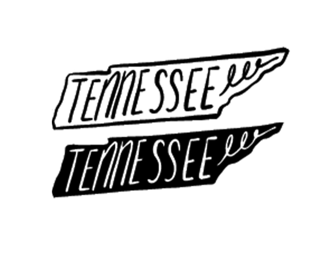 Tennessee SVG, Tennessee State Clipart, Tennessee Hand Drawn, Outline ...